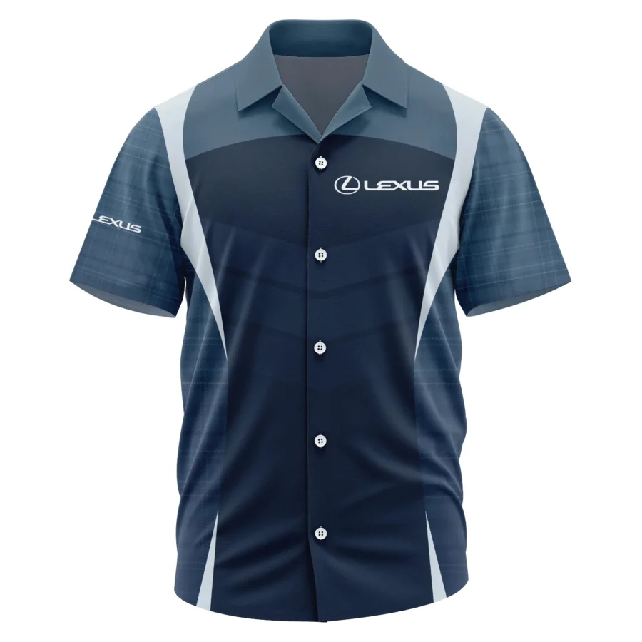 Lexus Exclusive Logo Short Sleeve Camp Collar Shirt OUFAHWS3D081903LXZ ...